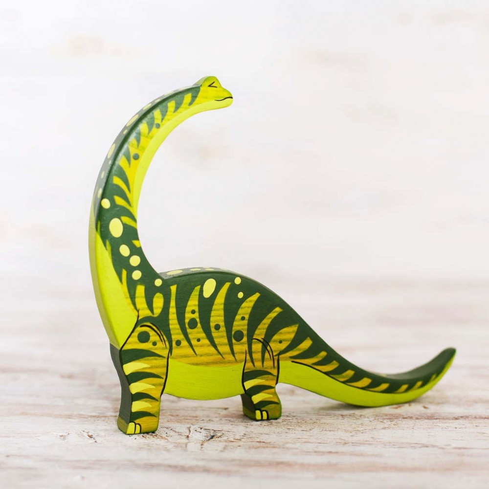 Wooden Diplodocus Toy - WoodenCaterpillar Toys