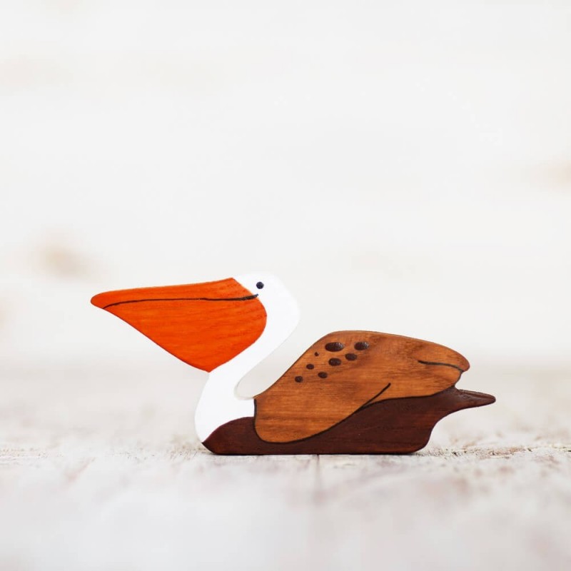 Wooden Pelican Toy - WoodenCaterpillar Toys