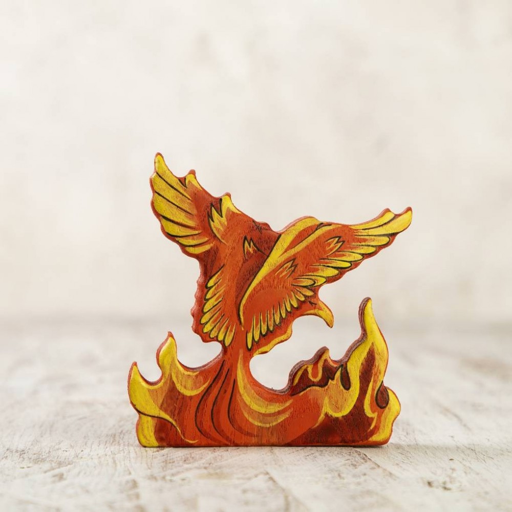 Wooden Phoenix Figurine - WoodenCaterpillar Toys