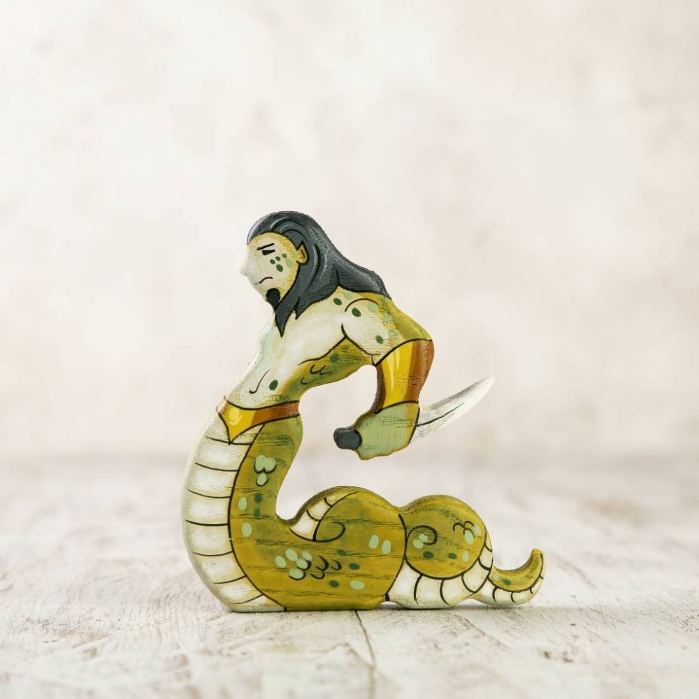 Wooden Naga Figurine - WoodenCaterpillar Toys