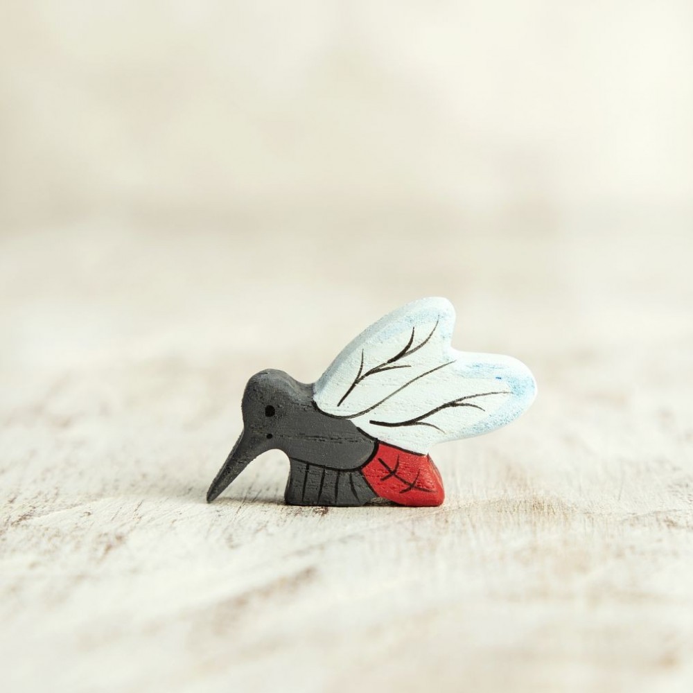 Wooden mosquito figurine - WoodenCaterpillar Toys
