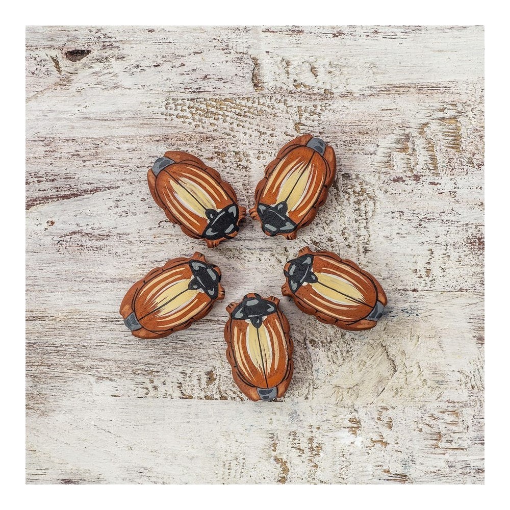Wooden May-beetle toy - WoodenCaterpillar Toys